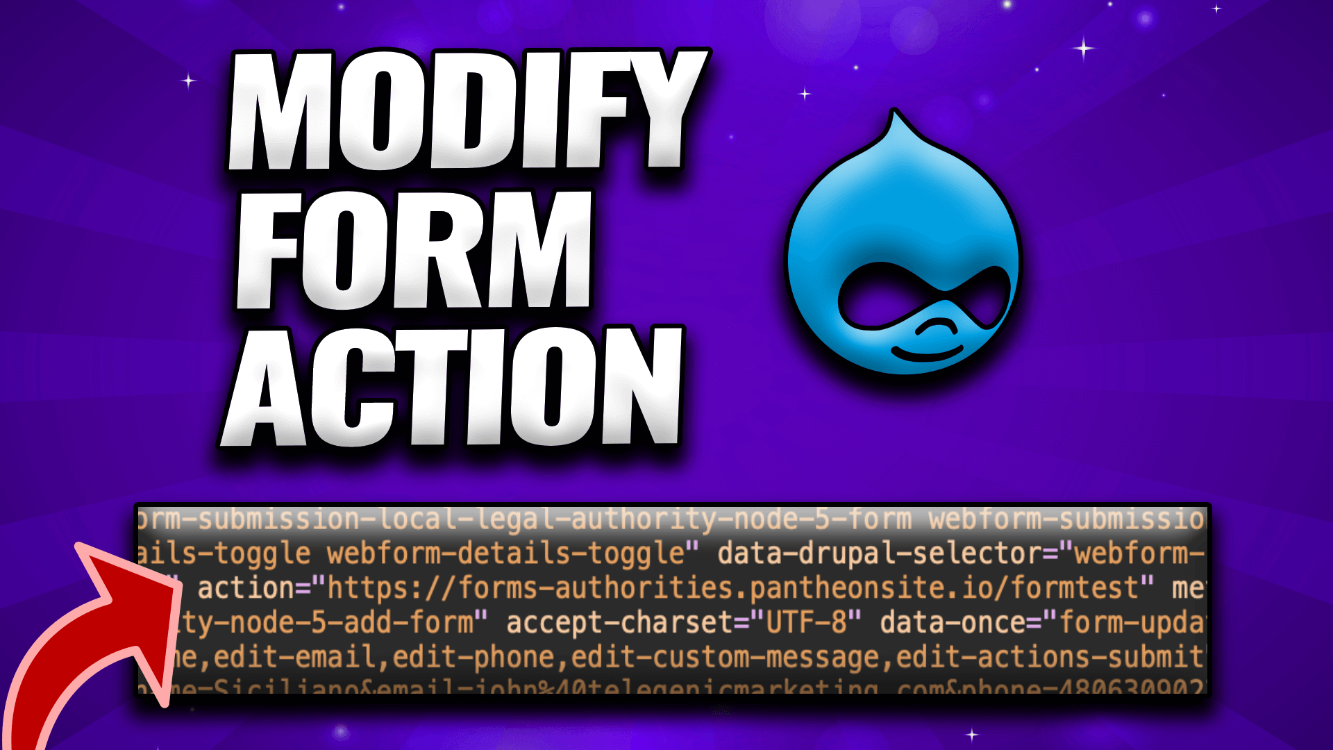 How to Modify Form Action in Drupal