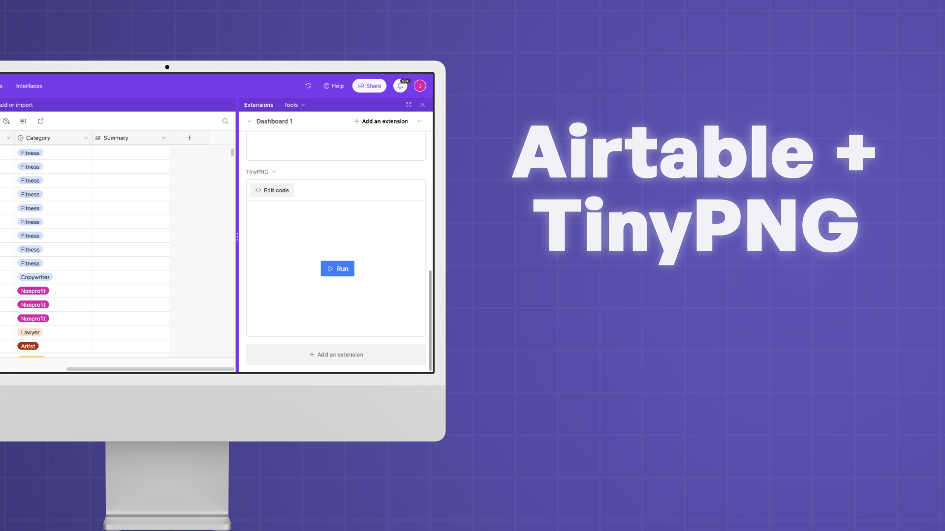 How to Compress Airtable Attachments with TinyPNG